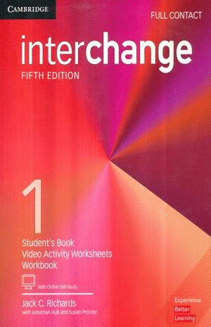 INTERCHANGE 1 FULL CONTACT STUDENTS BOOK WITH ONLINE SELF STUDY ...